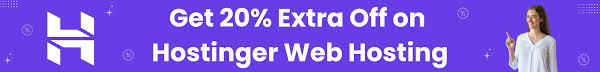 Hostinger: Save Extra 20% Discount Coupon code